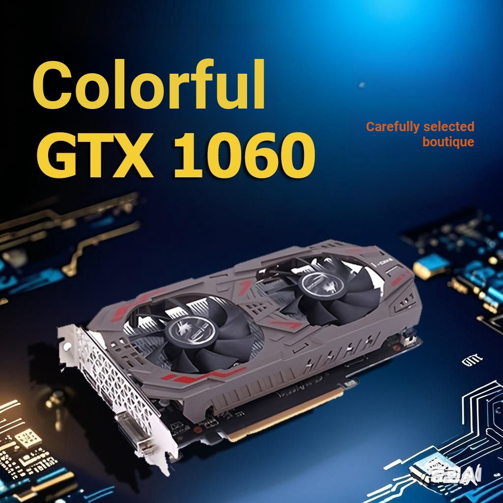 Colorful Rainbow GTX1060 4G 5G 6G Black Myth Goku Video Clip Game LOL ...