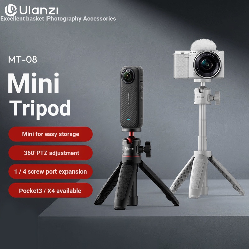 Ulanzi Ulanzi Ulanzi MT-08 MINI MINI Retractable Tripod Handheld Micro ...