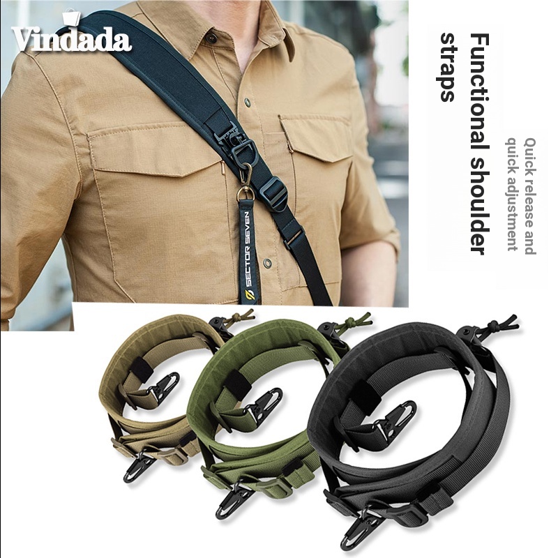 Functional Side Back Strap Modular Extendable Shoulder Strap Tactical ...