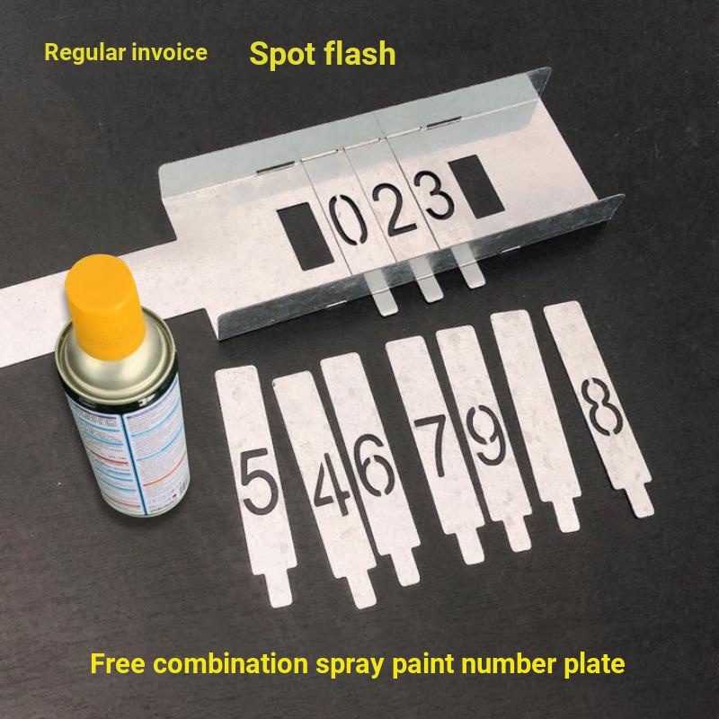 Room Table Chair Number Numbering Number Spray Paint Card Type ...