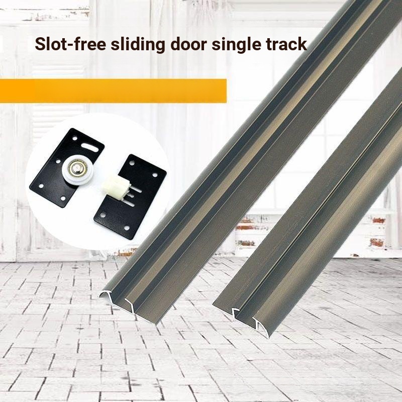 380 Champagne Silver Sliding Door Track Sliding Sliding Door Double ...