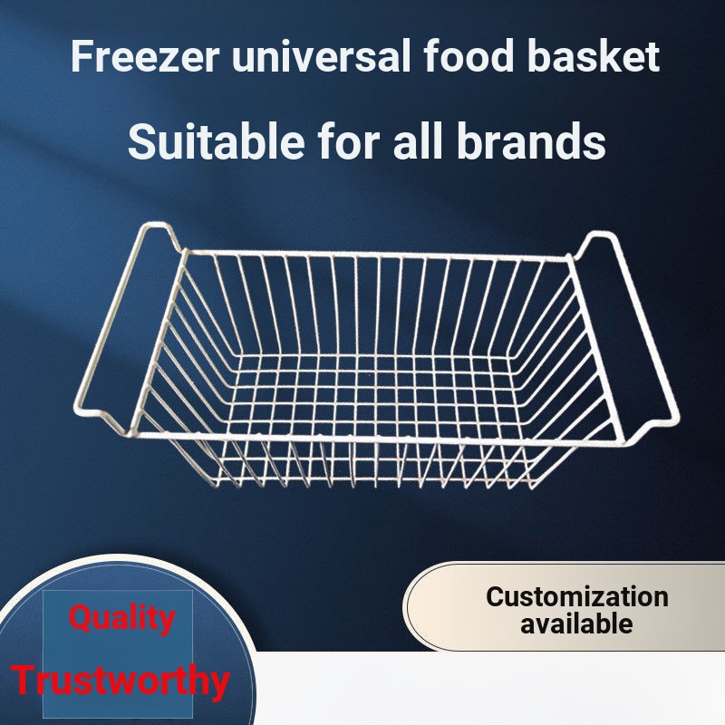 Freezer Storage Hanging Basket Refrigerator Inner Shelf Freezer Food ...