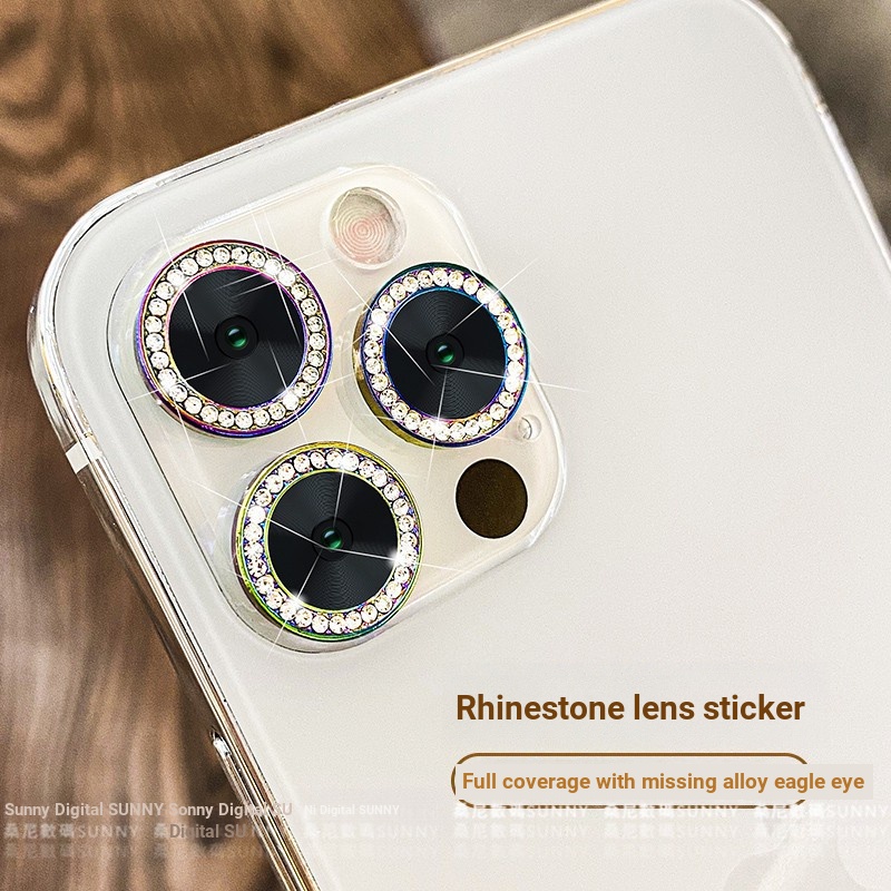 Rhinestone Lens Sticker Lens Sticker Lens Protector Lens Film Luxury ...
