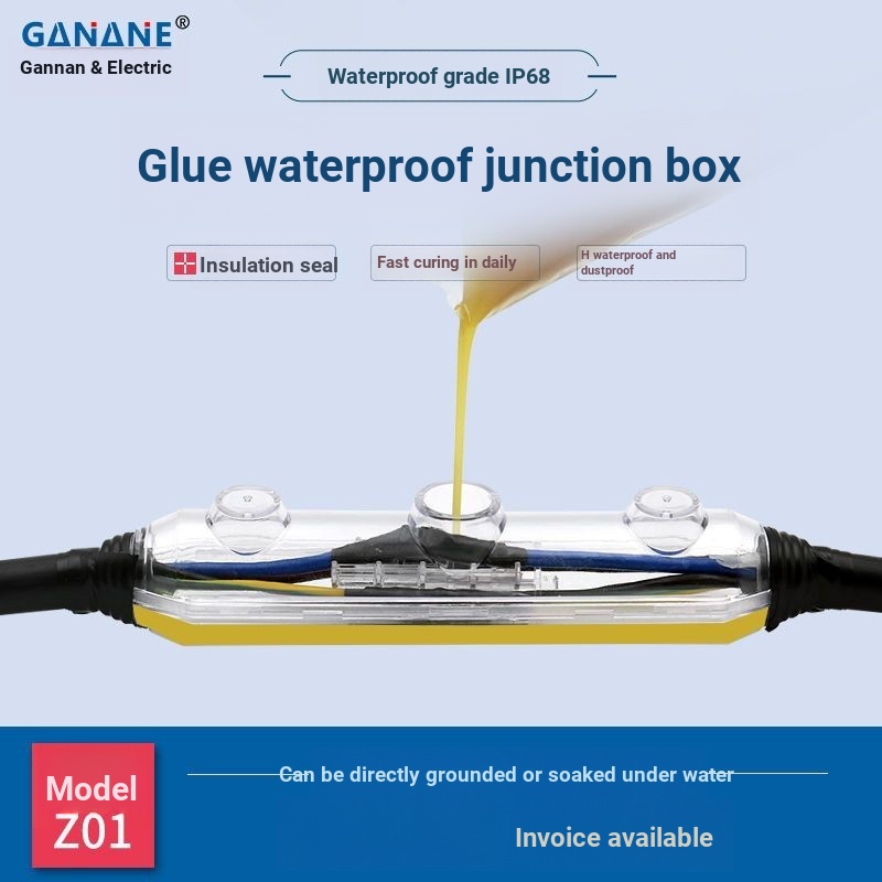 Rubberized Waterproof Junction Box Outdoor Submersible Pump Underwater ...