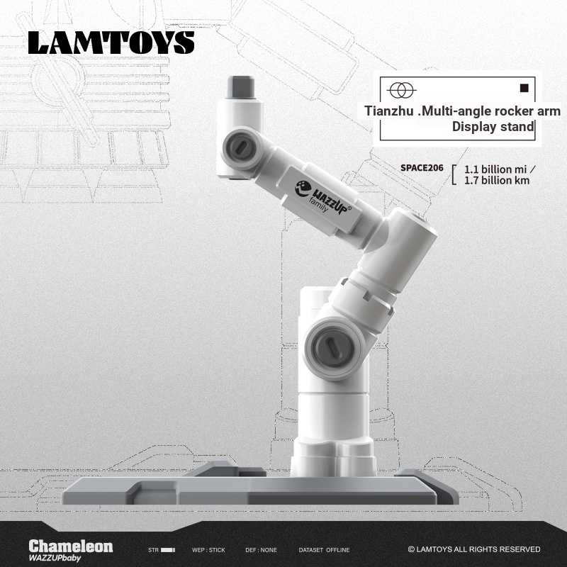 Wasatoy Space Dragon Pillar Space Capsule Spaceship Display Stand ...