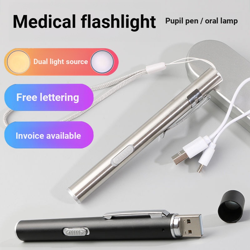 Pen Light › Pupil Pen Light Nurse White Yellow Light Doctor ...
