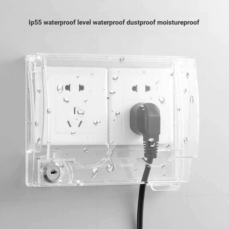 Plug Lock Box 86 Locked Socket Waterproof Box Fully Enclosed Heightened ...