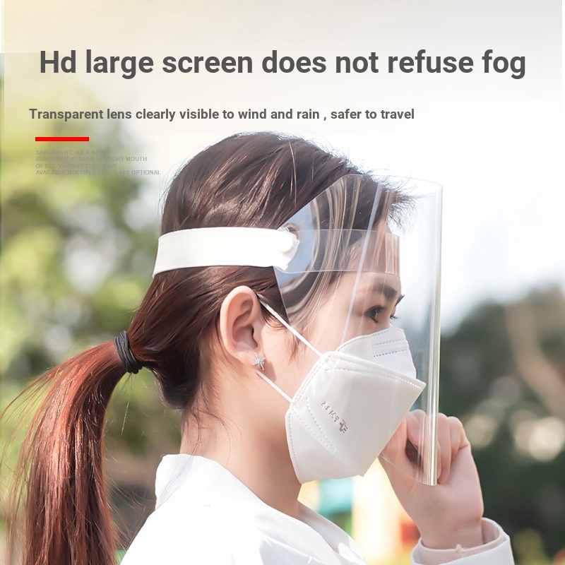 Head-mounted Mask Mask Matching Anti-Droplet Anti-Dust High-Definition ...