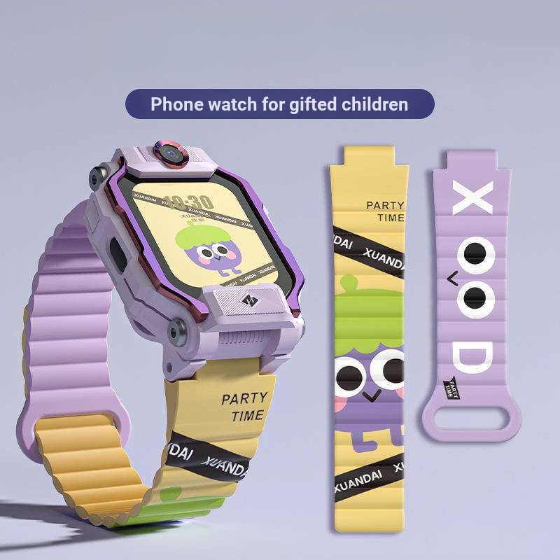 Little Genius Z9 Z6h Watch Strap Magnetic Silicone Loop Strap Cute ...