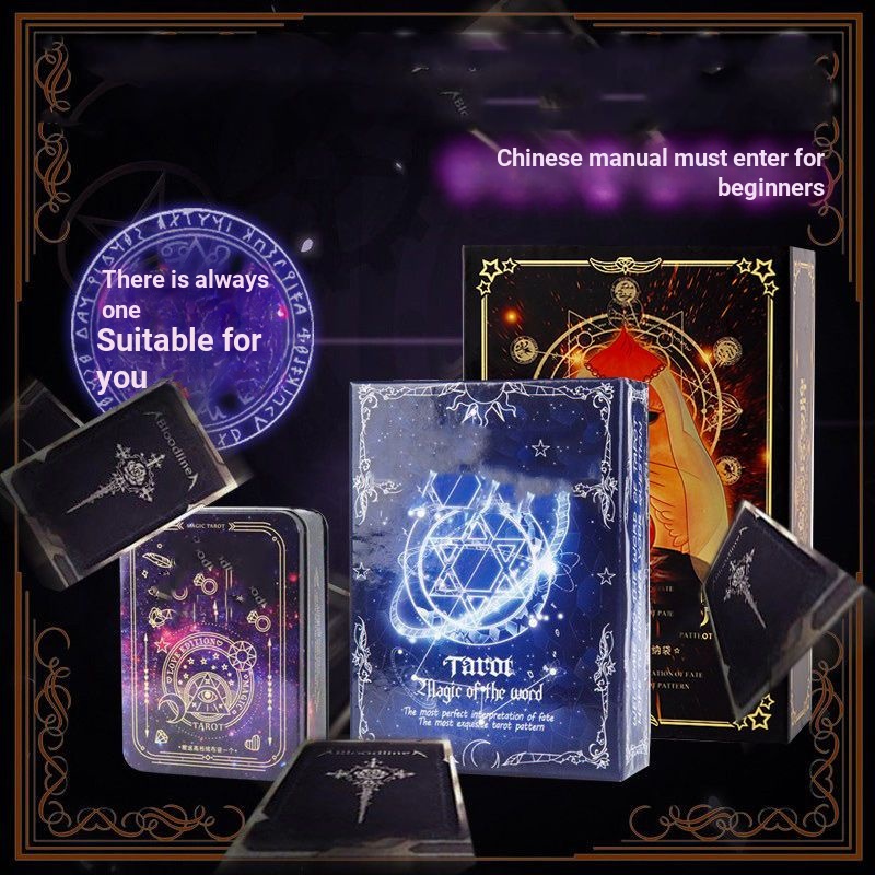 Tarot Cards Full Set Adult Classic Mystery Tarot Solitaire Board Game ...