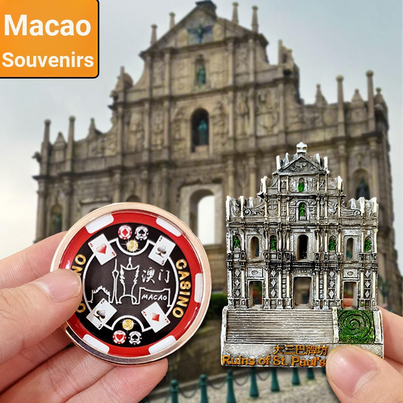 [Macau] Big Three Bars Venice Egg Tarts Refrigerator Stickers Souvenirs ...