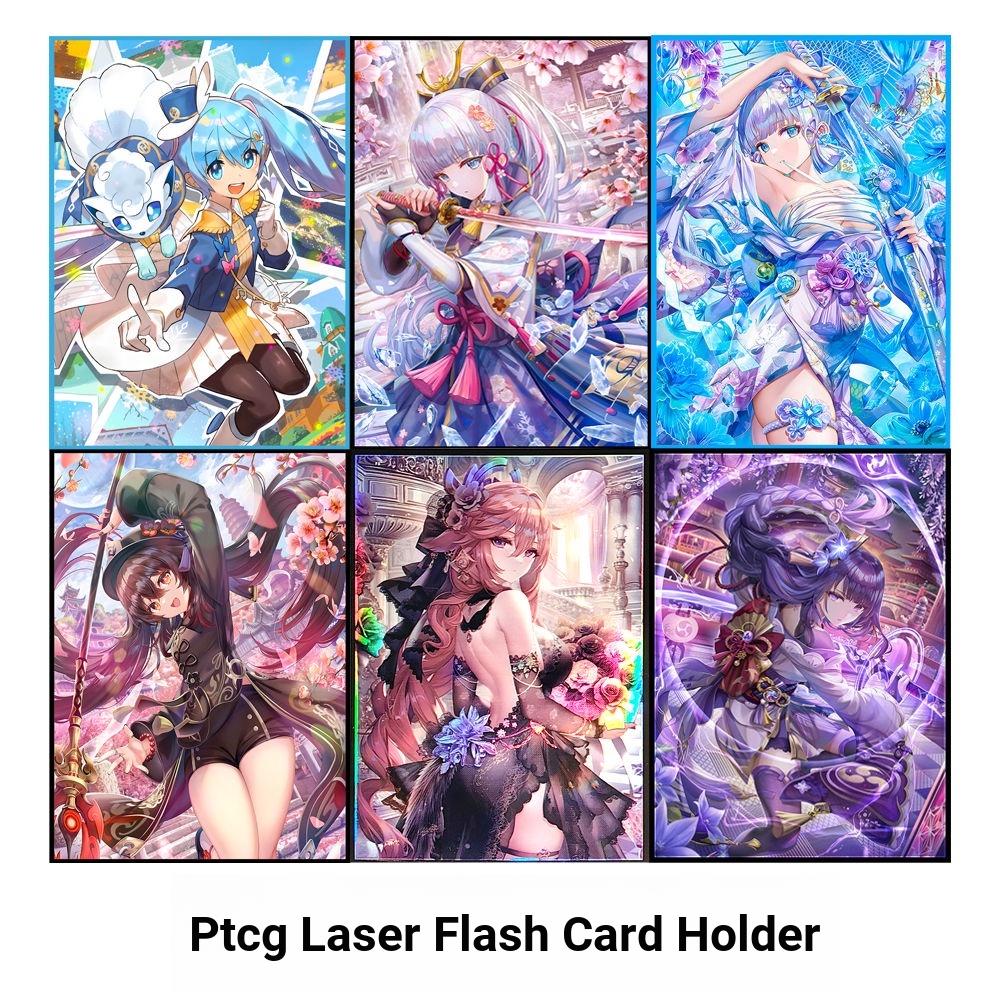 Pokémon Card Case PTCG PTCG Genshin Yae Kamiko DTCG Shadow Poem OPCG Card Protective Case 67x92 ...