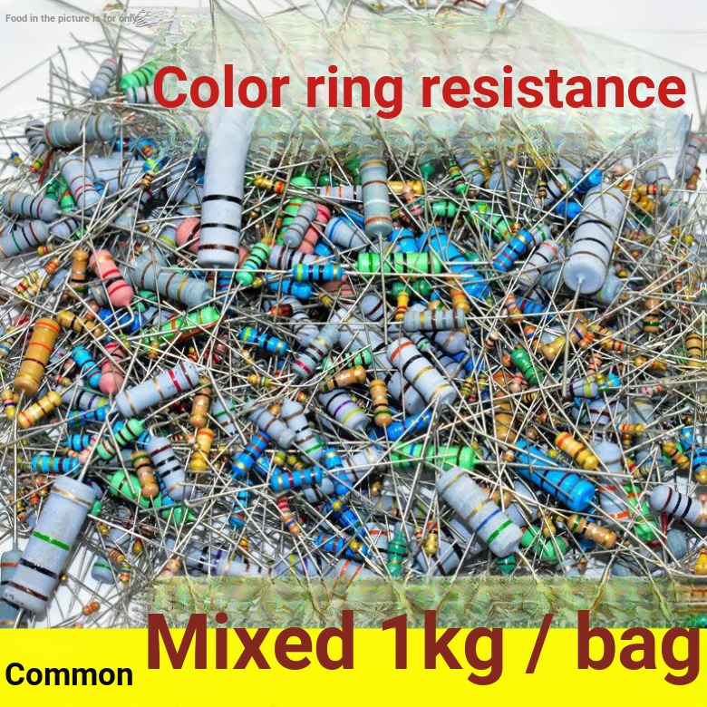 Mixed Resistor Pack Color Ring Resistor Pack 0.5 W1W2W3W In-Line Color ...