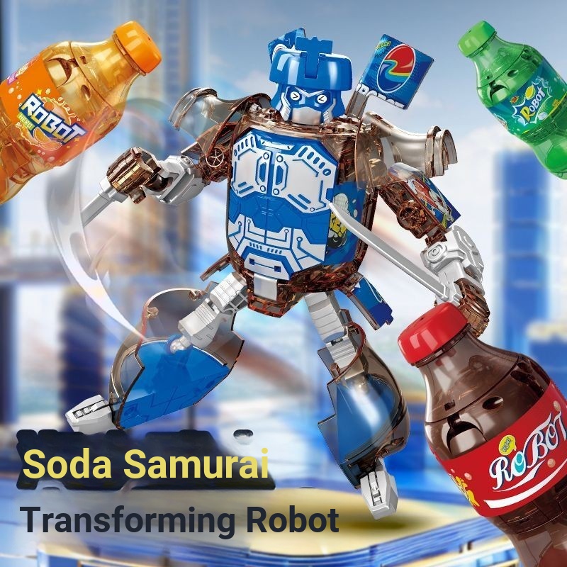9tlc Children's Transformation Toy King Kong Soda Samurai Can Cola ...