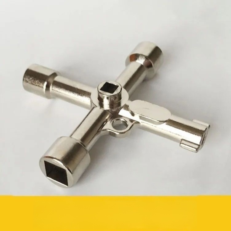 Universal Multifunctional 5-in-1 Cross Key Water Meter Electric Control ...