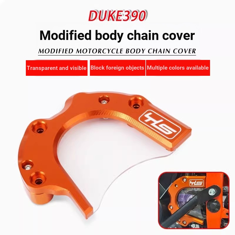 Ktm DUKE390 Transparent Chain Cover Engine Cover Suitable for DUKE390 ...