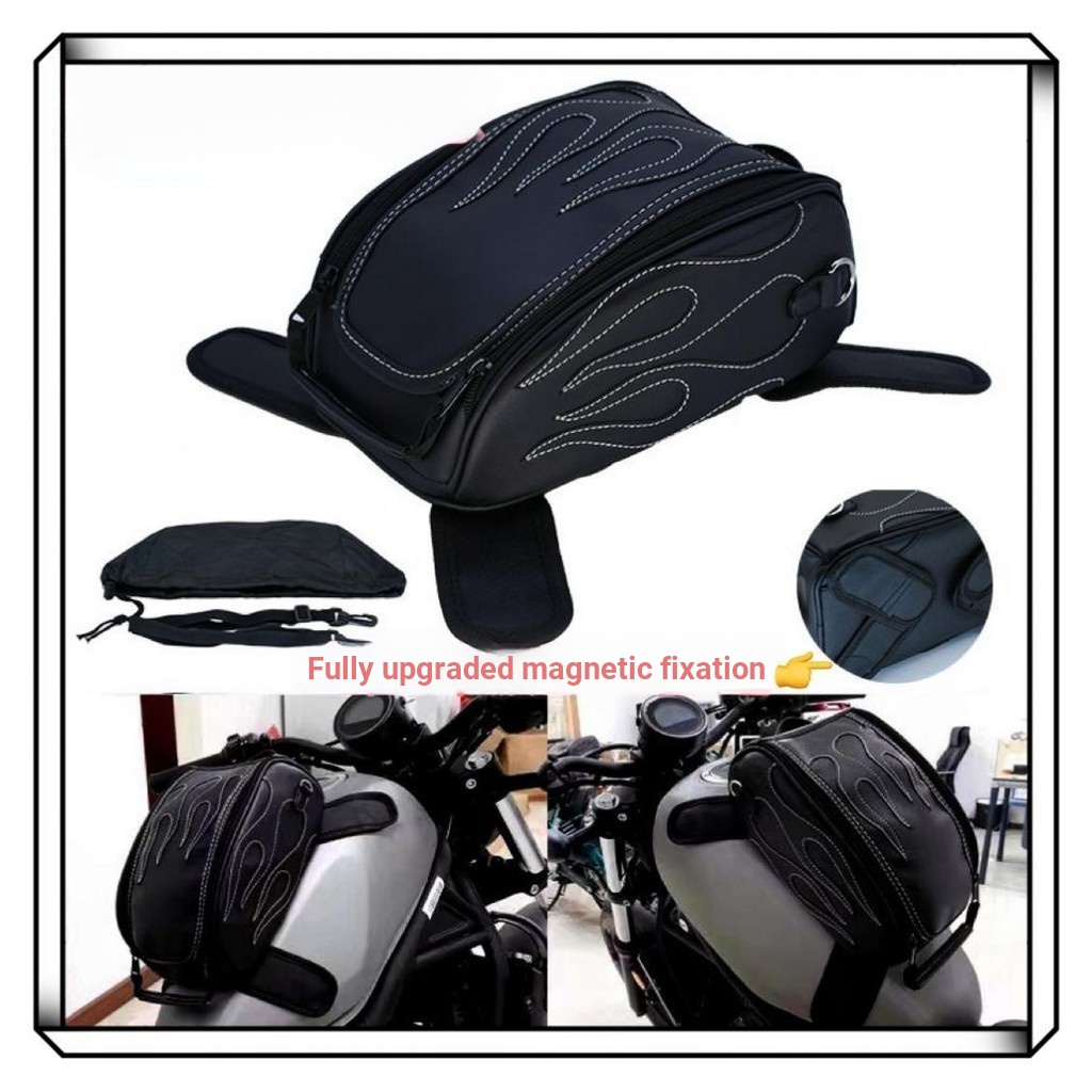 Day Motorcycle Magnetic Cycling Fuel Tank Bag Shoulder Bag Rider Bag ...