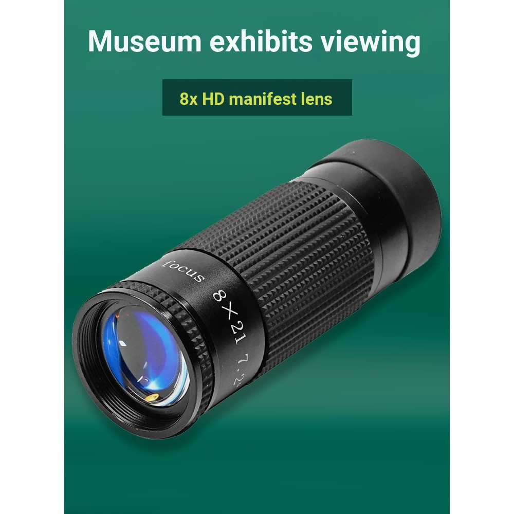Portable 8 Times HD Magnifying Glass Appreciation Antique Museum ...