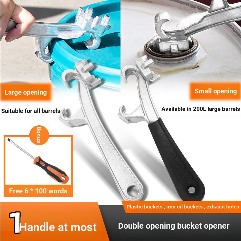 Open Barrel Lid Handy Tool Butter Barrel Iron Barrel Plastic Barrel ...