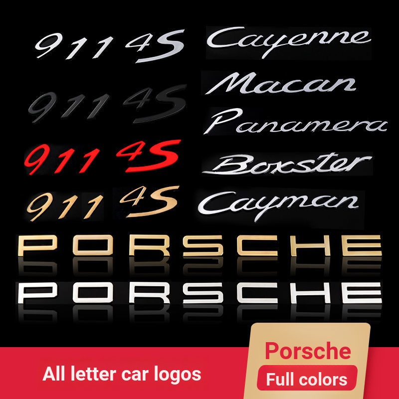 Porsche S Label Macan Car Label Cayenne GTS Palamela turbo English ...