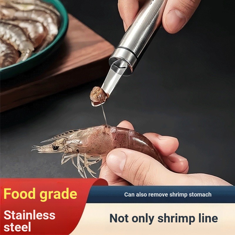 Stainless Steel Shrimp Line Removal Knife Peeling Shrimp Shell Handy ...