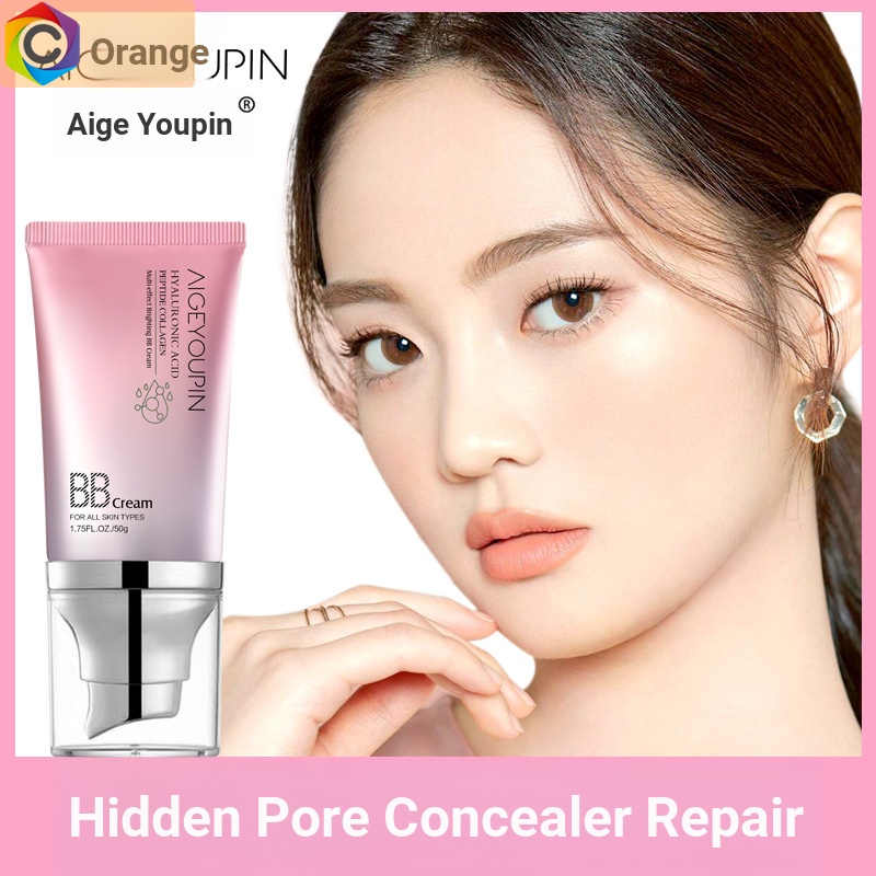 Little Orange Aige Premium Product Hyaluronic Acid Peptide Collagen Multi-Effect Brightening BB ...