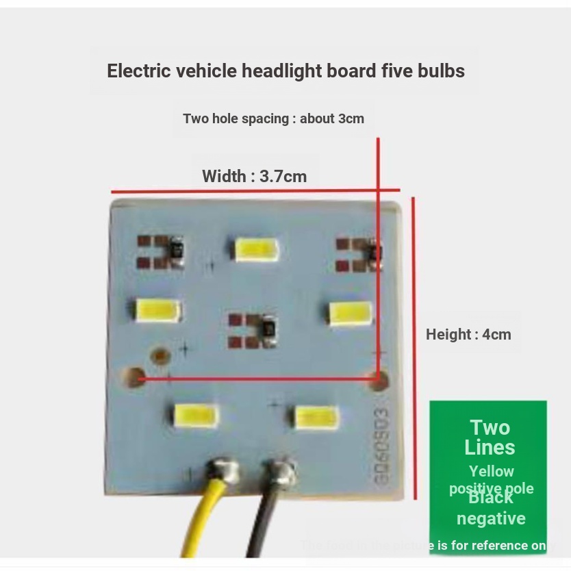 Electric Vehicle Headlight Light Board Electric Two-Wheel Vehicle ...