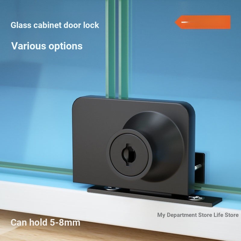 Glass Cabinet Lock Shopping Mall Display Cabinet Door Lock Double Door ...