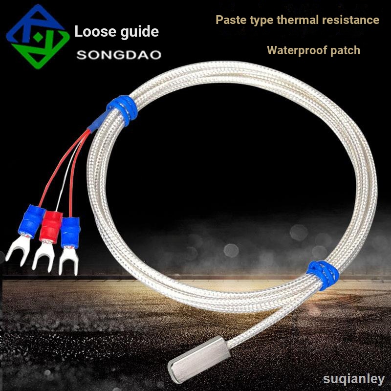 Pt100 Adhesive Thermal Resistance Patch Type Temperature Sensor Surface ...