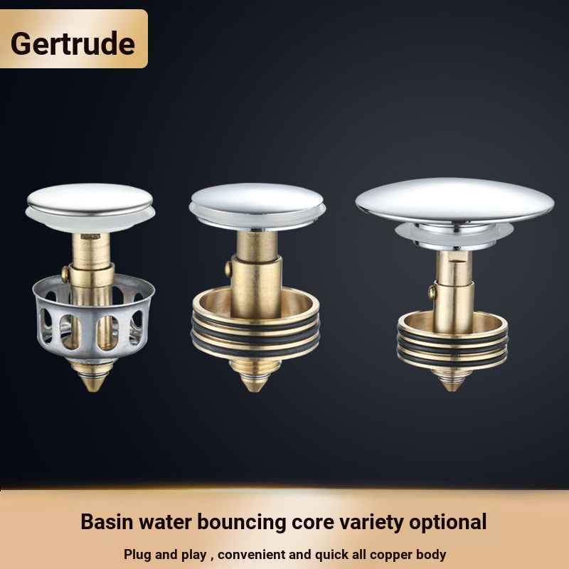 Washbasin Drainer Switch Valve Filter Mesh Blue Accessories All Copper ...