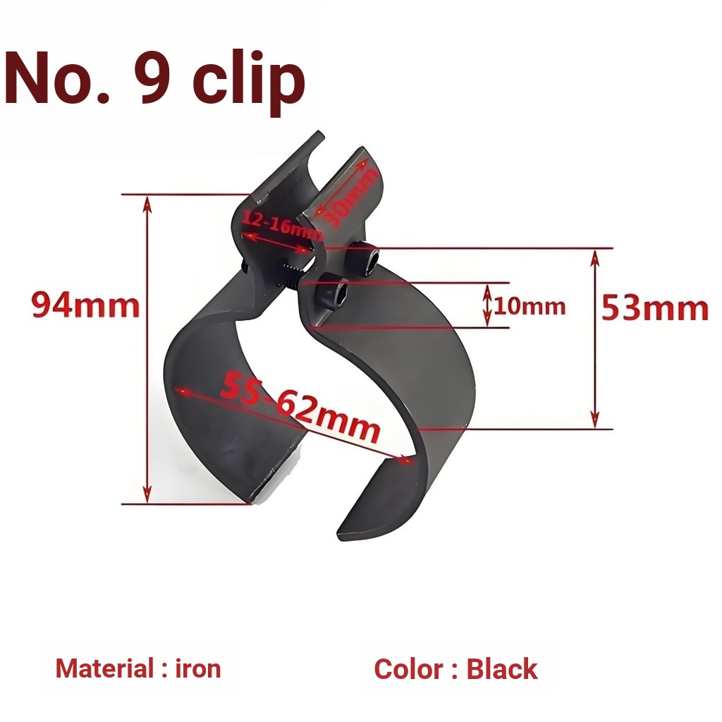 Eight Character No. 9 Double Pipe Clamp Tube Infrared Two-Piece Round ...