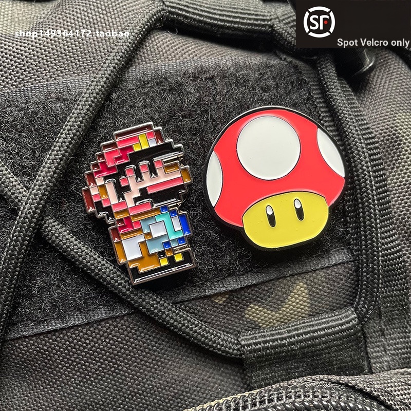 【Customized 】 Pixel Super Mario Metal Mosaic Cartoon Small Mushroom 3D ...