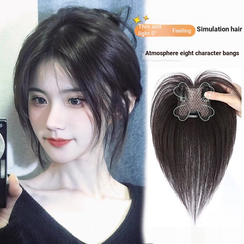 Xiaohongshu Collision Style French Style Middle-point Bangs Head Hair ...