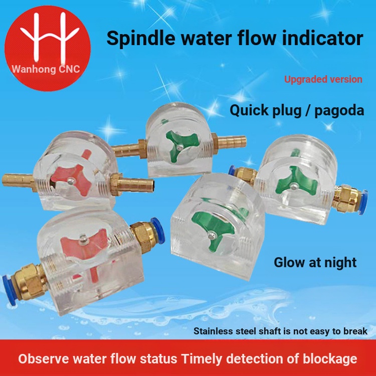 Engraving Spindle Motor Water Cooling Observer Water Flow Meter ...