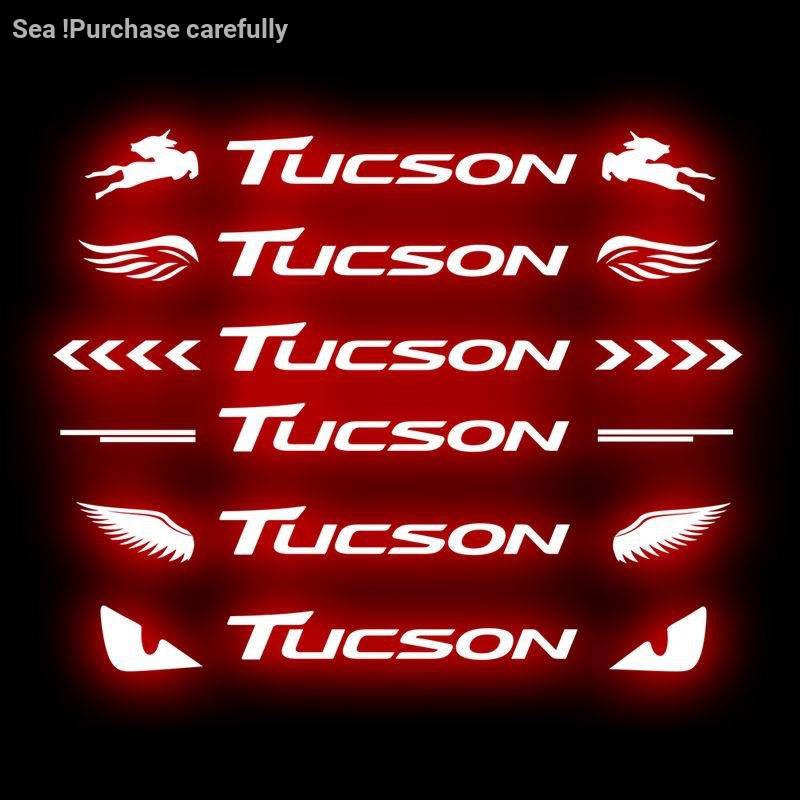 Hyundai TUCSON High-Position Brake Light Sticker Carbon Fiber Pattern ...