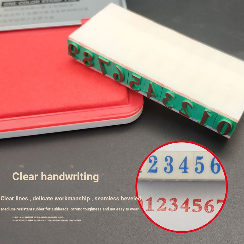 Asian Number Seal Date Adjustable Symbol Number Letter Seal Free ...