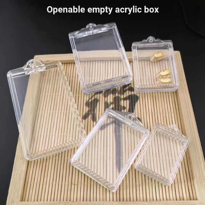 Amulet Display Stand › Openable Disassembly Gawu Box Transparent Box ...