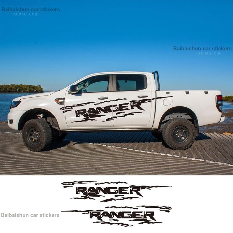 FORD Door Decoration Sticker, F150, RANGER Pickup Truck Shell Garland ...
