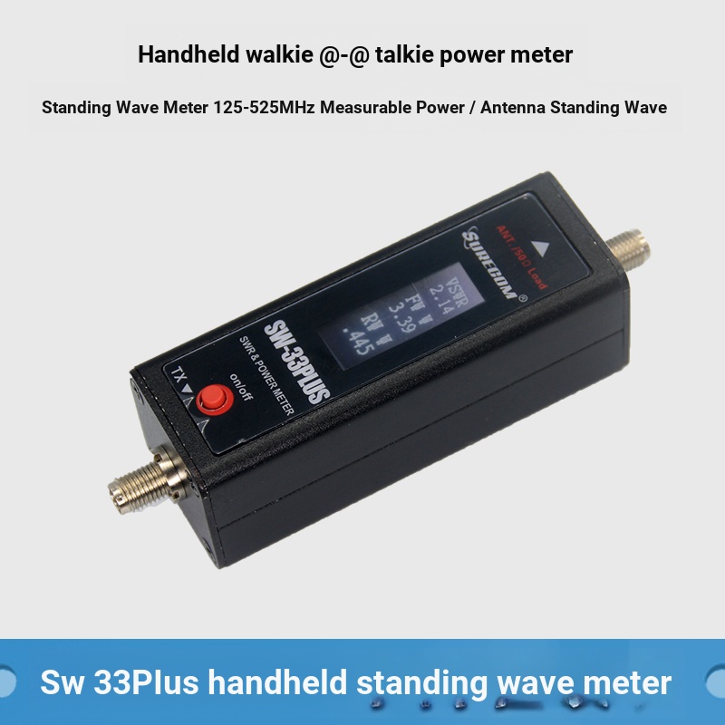 Surecom SW-33PLUS Mini Small VHF/UHF Power Meter Antenna Standing Wave ...