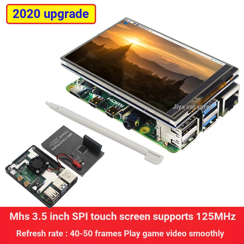 Raspberry Pie 4B/3B+Display MHS 12cm SPI Touch Screen TFT LCD Screen Color Screen Game Package ...