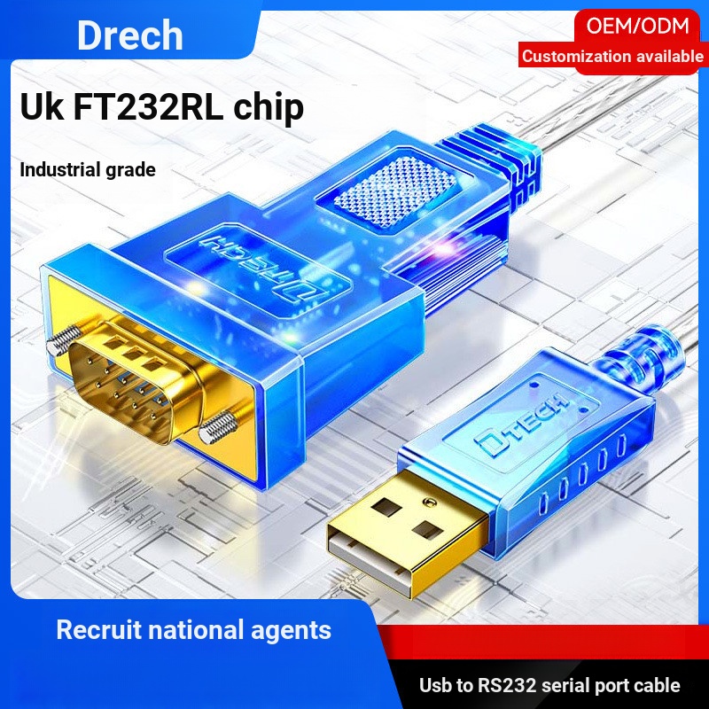 Dite USB to RS232 Serial Port Cable USB to DB9 Pin Serial Port Cable ...