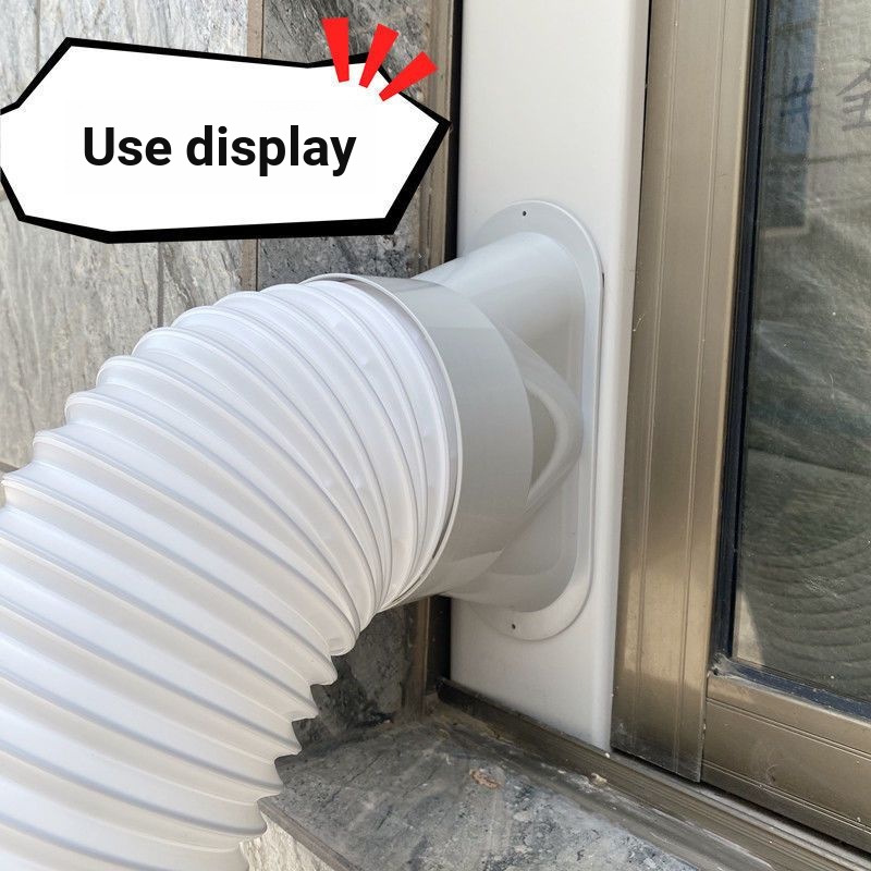 Mobile Air Conditioning Exhaust Pipe 150mm Window Baffle Connection ...