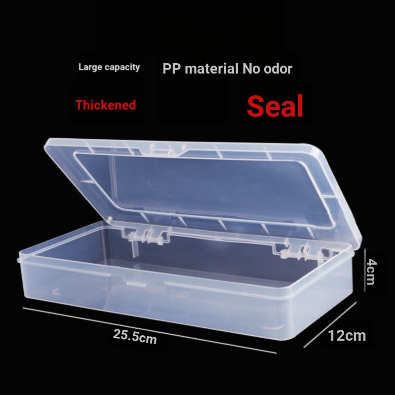 {Mahjong Storage Box} Plastic Box Rectangular Transparent Storage Box ...