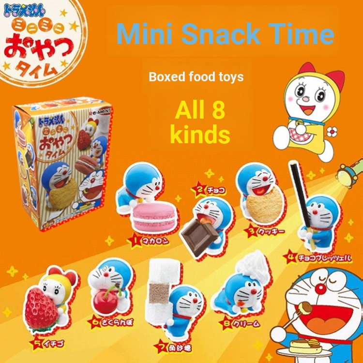 Blue Fatty Doraemon Mini Snack Time Macaron Chocolate Cube Candy ...