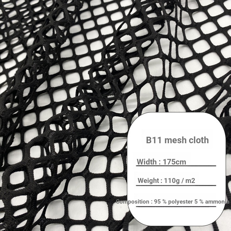 B11 Large Diamond-Shaped Mesh Fabric Breathable Stretch Hollow Mesh ...