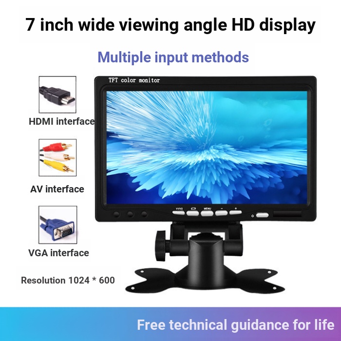 23cm Small Display Desktop Household HDMI Portable Mini Small TV Car ...