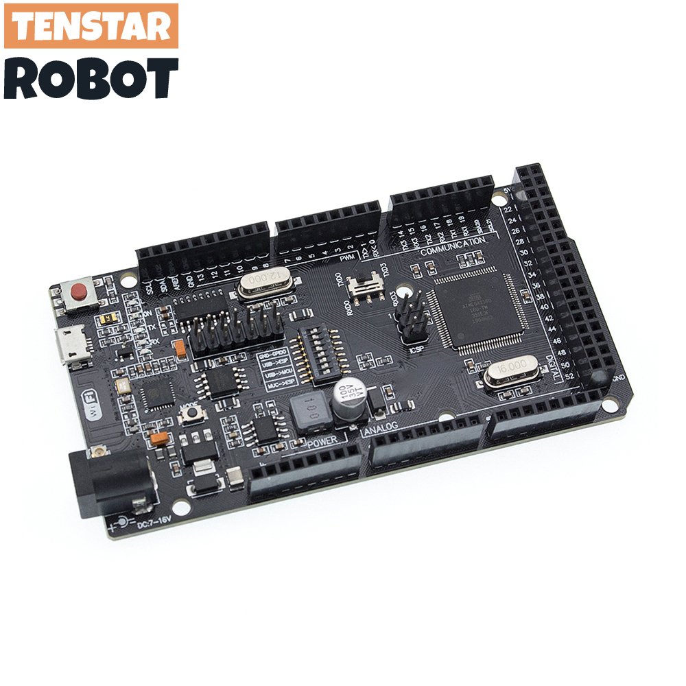 Mega2560 + WiFi R3 ATmega2560+ESP8266 32Mb memory USB-TTL CH340G. Compatible for Arduino Mega ...