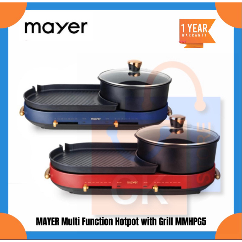 Mayer Multi Functional Hotpot/Steamboat with Grill MMHPG5 (1 Year ...