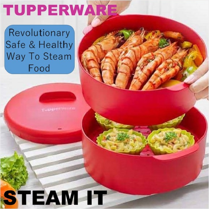 Authentic TupperWare Steam IT Revolutionary Safe Healthy Food Steamer ...