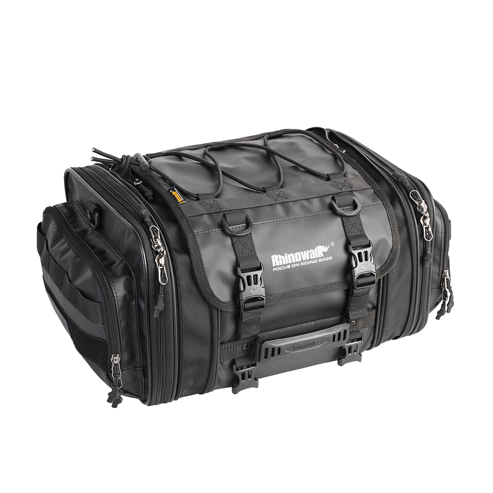Rhinowalk Waterproof Expandable Motorcycle Tail Bag (19L-26L) | Shopee ...